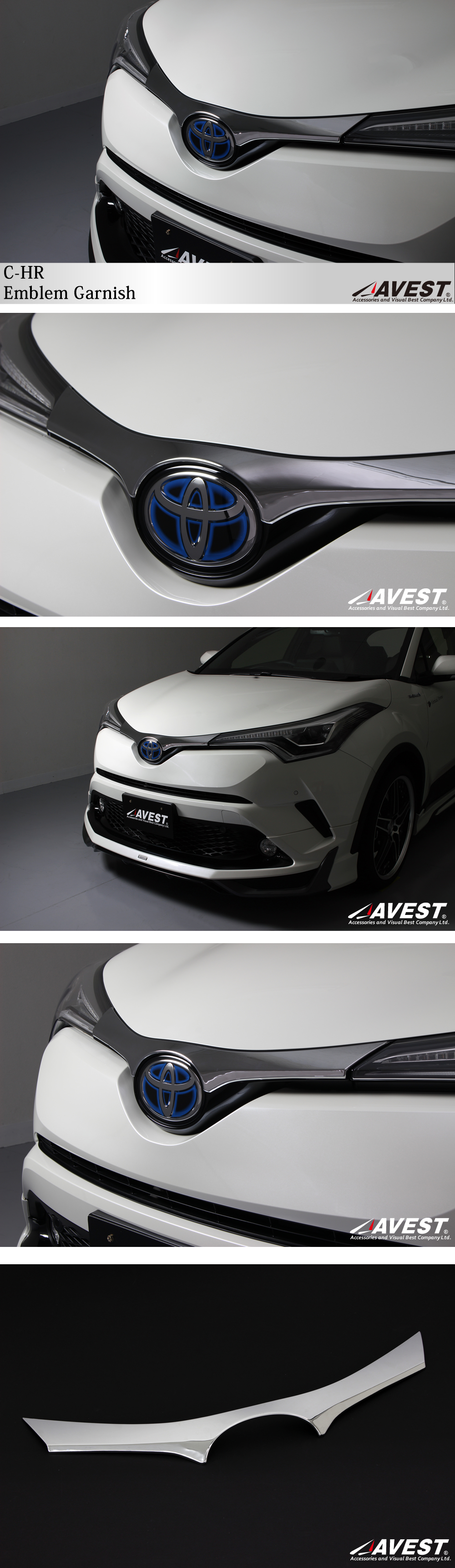 Yahoo!オークション - C-HR NGX50/ZYX10 エンブレム ガーニッシュ